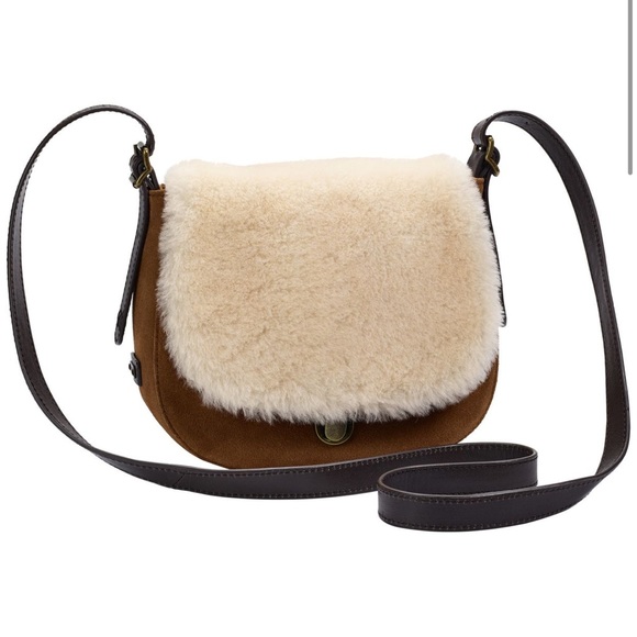 UGG | Bags | Nwt Ugg Heritage Crossbody Bag Sheepskin And Suede | Poshmark